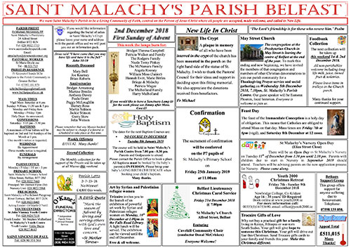 Saint Malachy's Parish | Welcome